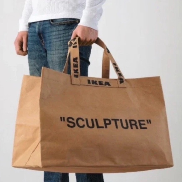 IKEA | Bags | Ikea X Virgil Abloh Markerad Sculpture Tote Bag Large ...